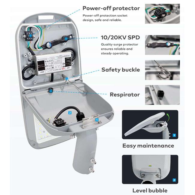 Lorawan Smart Control System Outdoor LED Street Lights Road Lighting ...