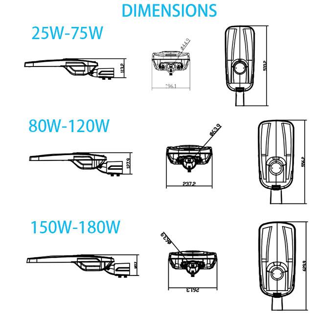 Lorawan Smart Control System Outdoor LED Street Lights Road Lighting ...